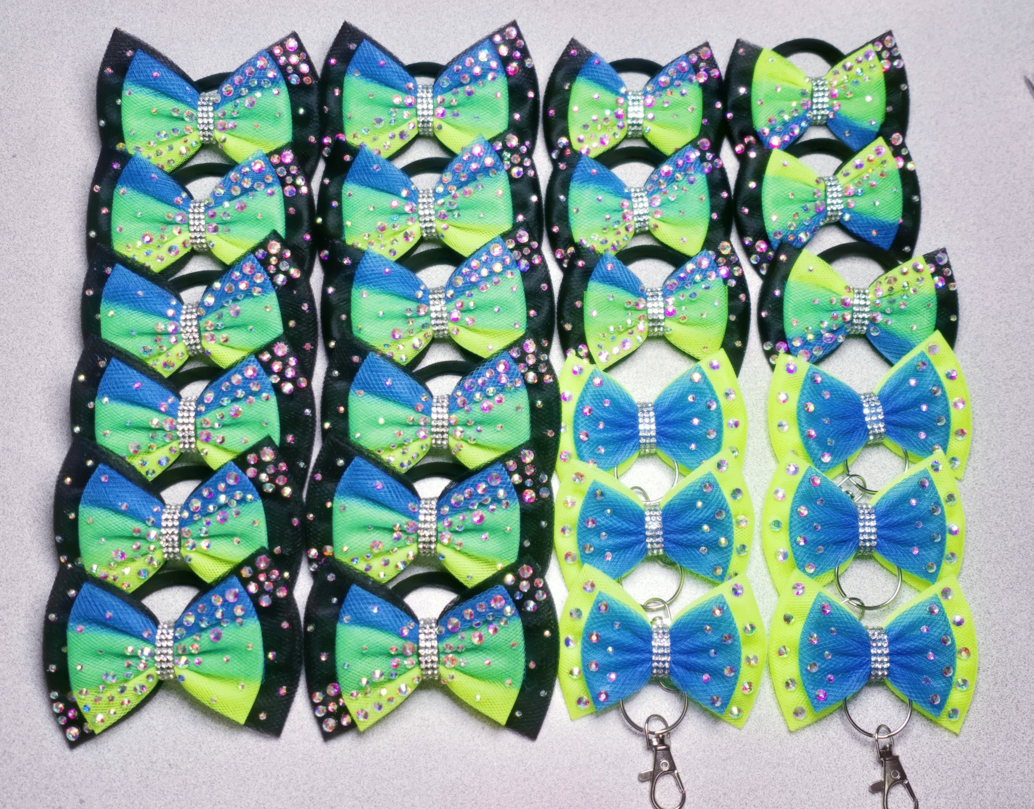 Neon Team Bows – Gardenia Meadow